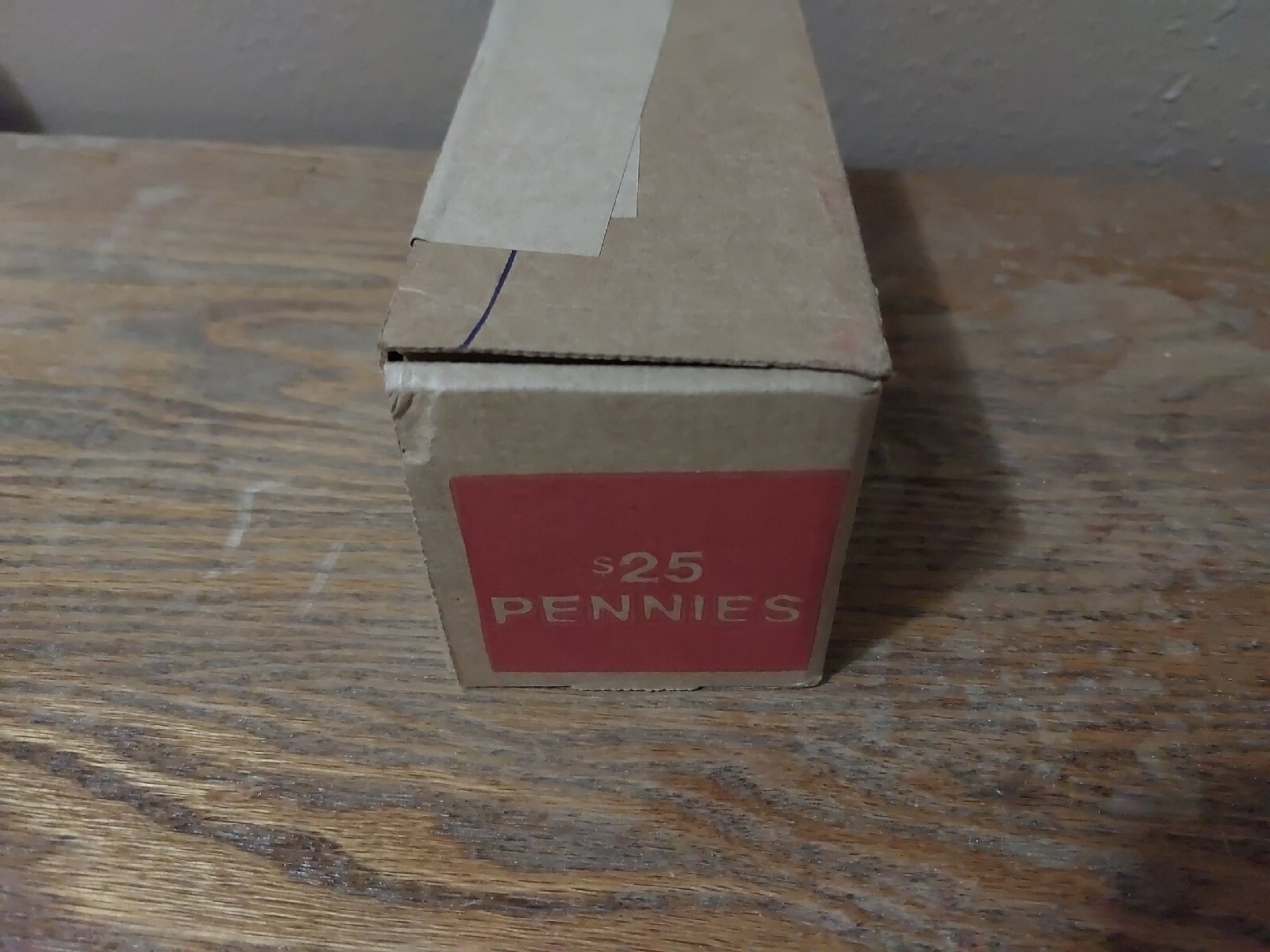 SEALED Bank Box 50 Rolls of Pennies, $25 face value, Unopened | eBay