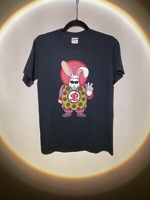 Boss Rabbit Dragon Ball T-Shirt rare grail mob carrot small black anime ...