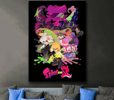 Splatoon 2 Game (Poster Print wall A4, A3, A2 Satin 260gsm) | eBay UK