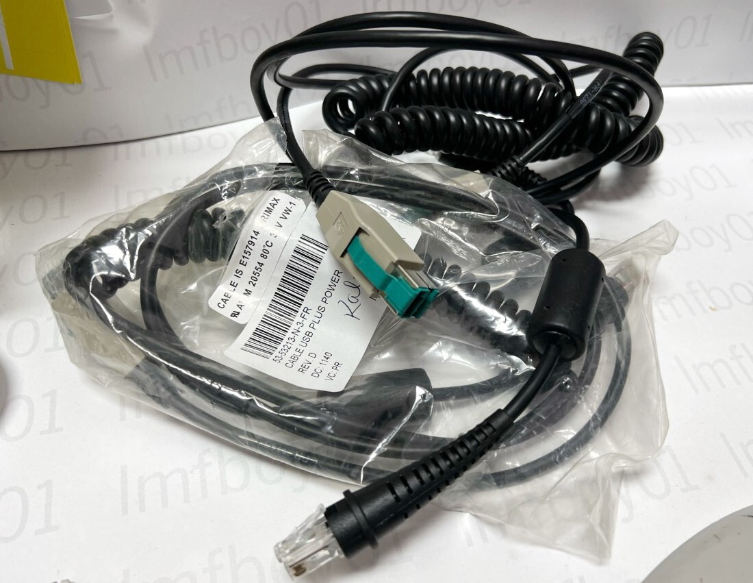 Set of 3 IS E157914 Primax Honeywell Scanner Interface Cable USB Plus ...