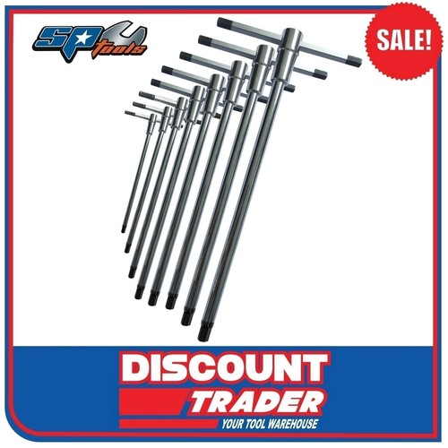 SP Tools 8 Piece Metric Sliding T-Handle Hex Key Set - SP34710 ...