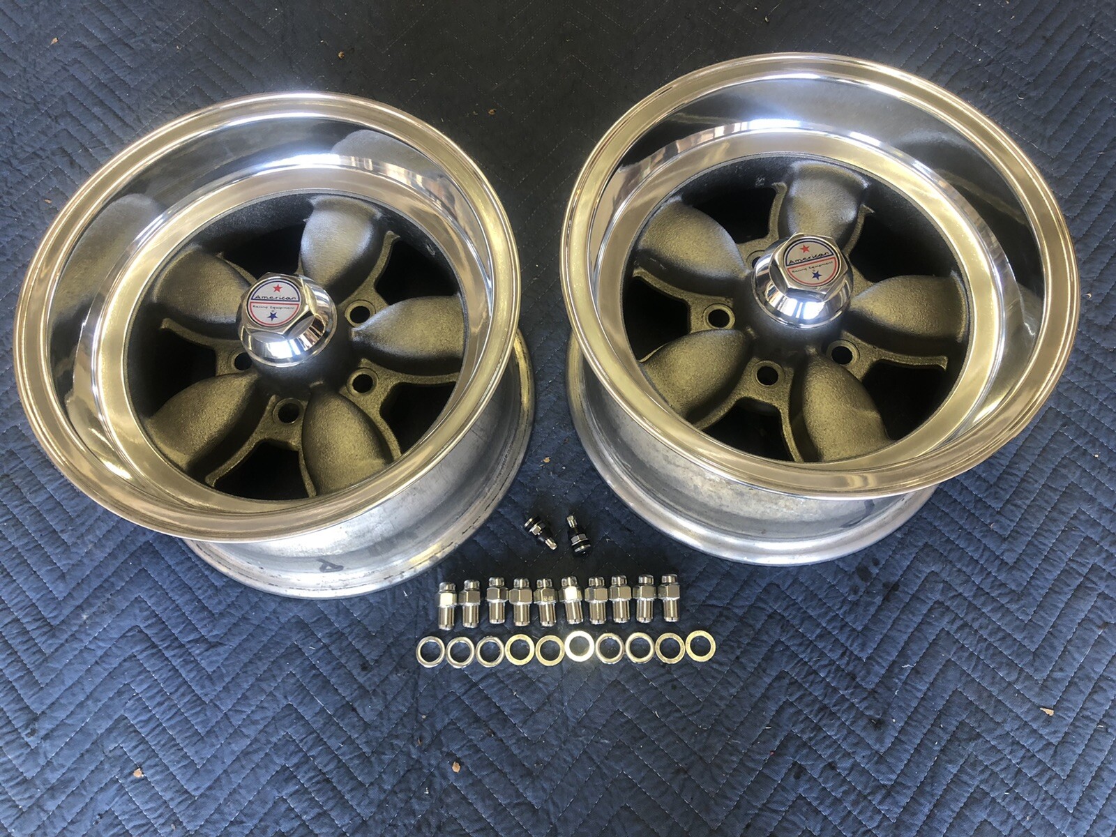 Vintage Pair of Appliance Daisy Wheels 14x8 Ford Mopar Real 4 1/2 ...