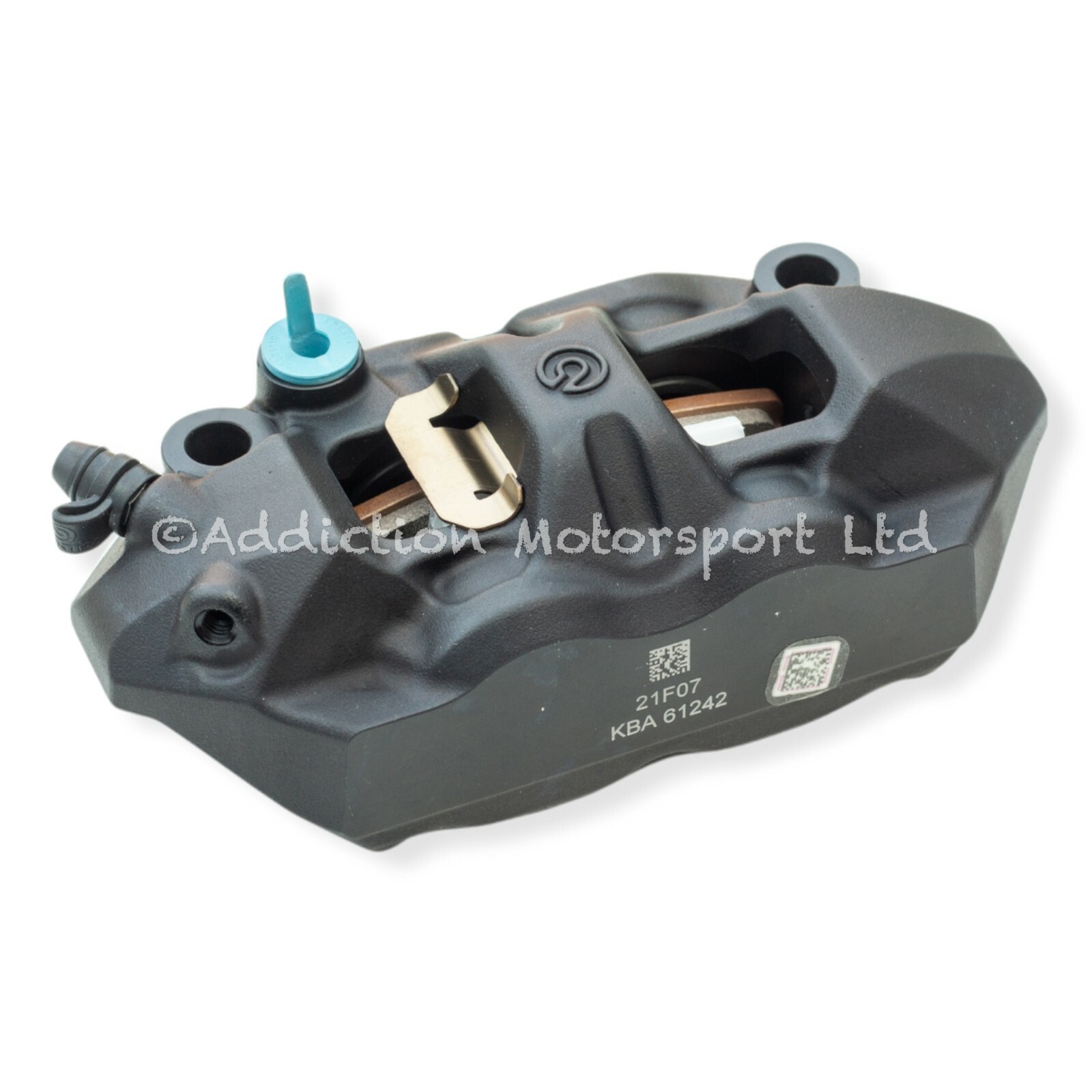 BREMBO M4 108mm Black Forged Radial Monoblock Calipers with Brake Pads ...