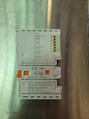 Beckhoff EL9100 PLC Module USED | eBay