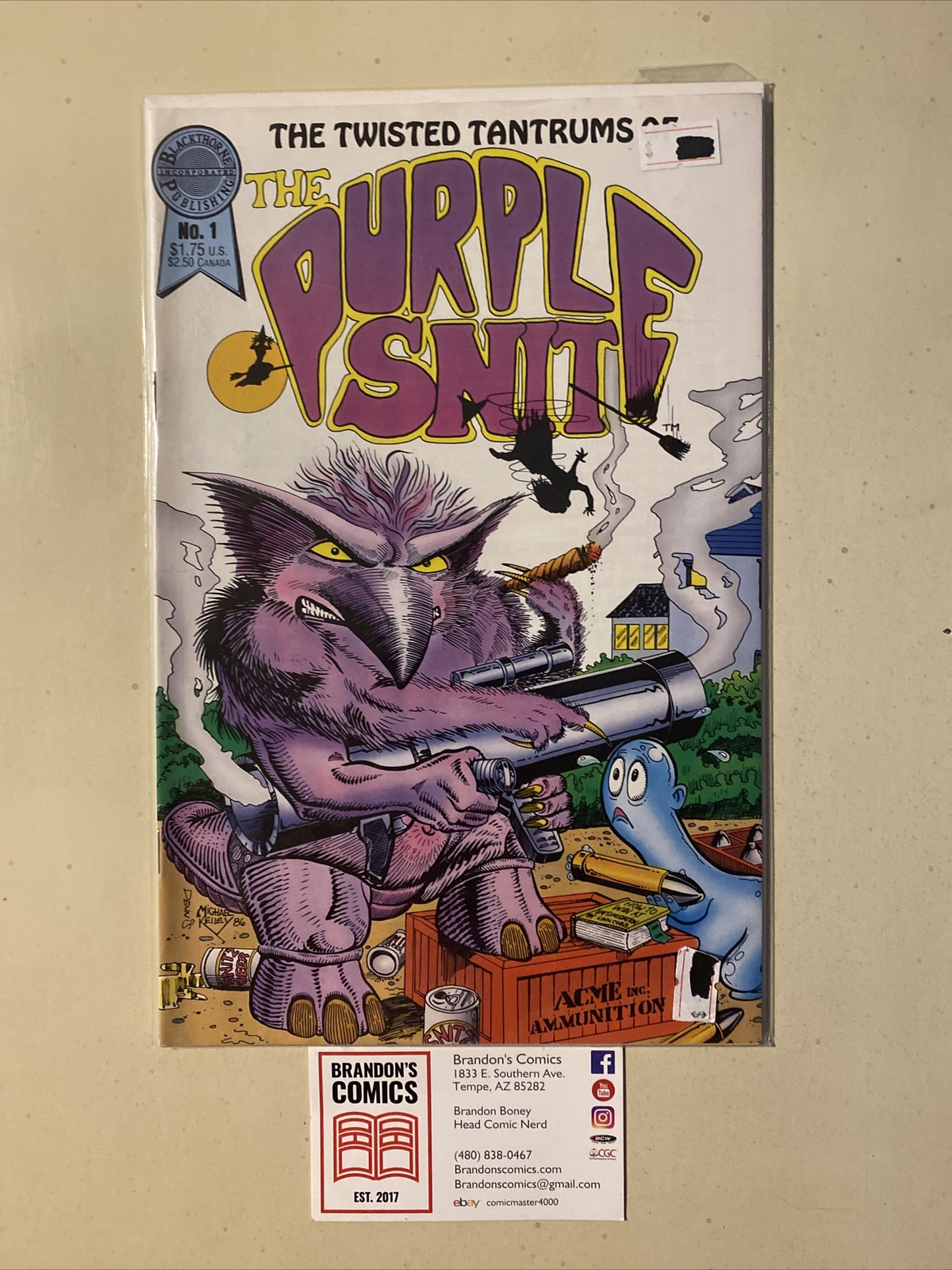 The Twisted Tantrums of The Purple Snit #1 1986 Stephenson Francis ...