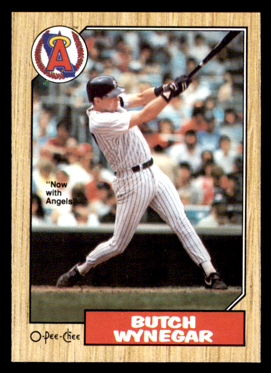 1987 O-Pee-Chee Butch Wynegar #203 California Angels | eBay