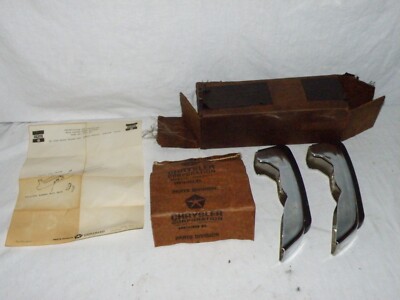 NOS 1968 Dodge Polara Monaco Rear Bumper Guards Mopar 2932213 | eBay