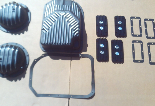 HMMWV HUMMER H1 ALUMINIUM UPGRADE 4L80E PAN, DIFF COVER, GEARED HUB ...
