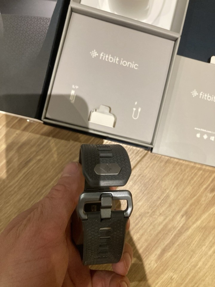 Fitbit Ionic Smart Watch Boxed with Strap, Manual, and Charger | eBay UK