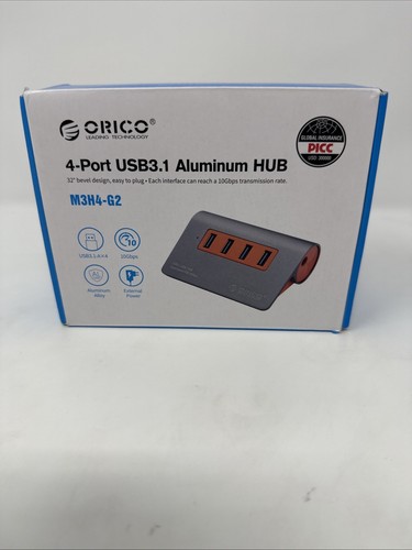 ORICO USB3.1 hub Gen2 4-port USB hub 12V 2.5A with power adapter M3H4 ...