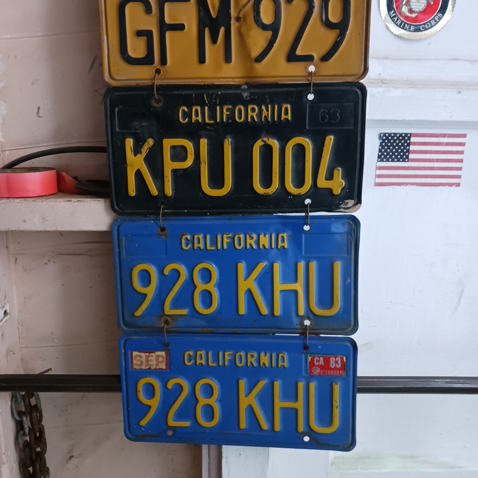 Vintage California License Plates LOT Of 5 | eBay