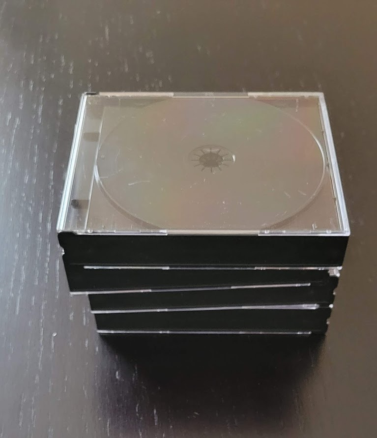 Quad Box CD Jewel Cases (4) Holds 2-4 2CD Double Disc Chubby Fatboy ...
