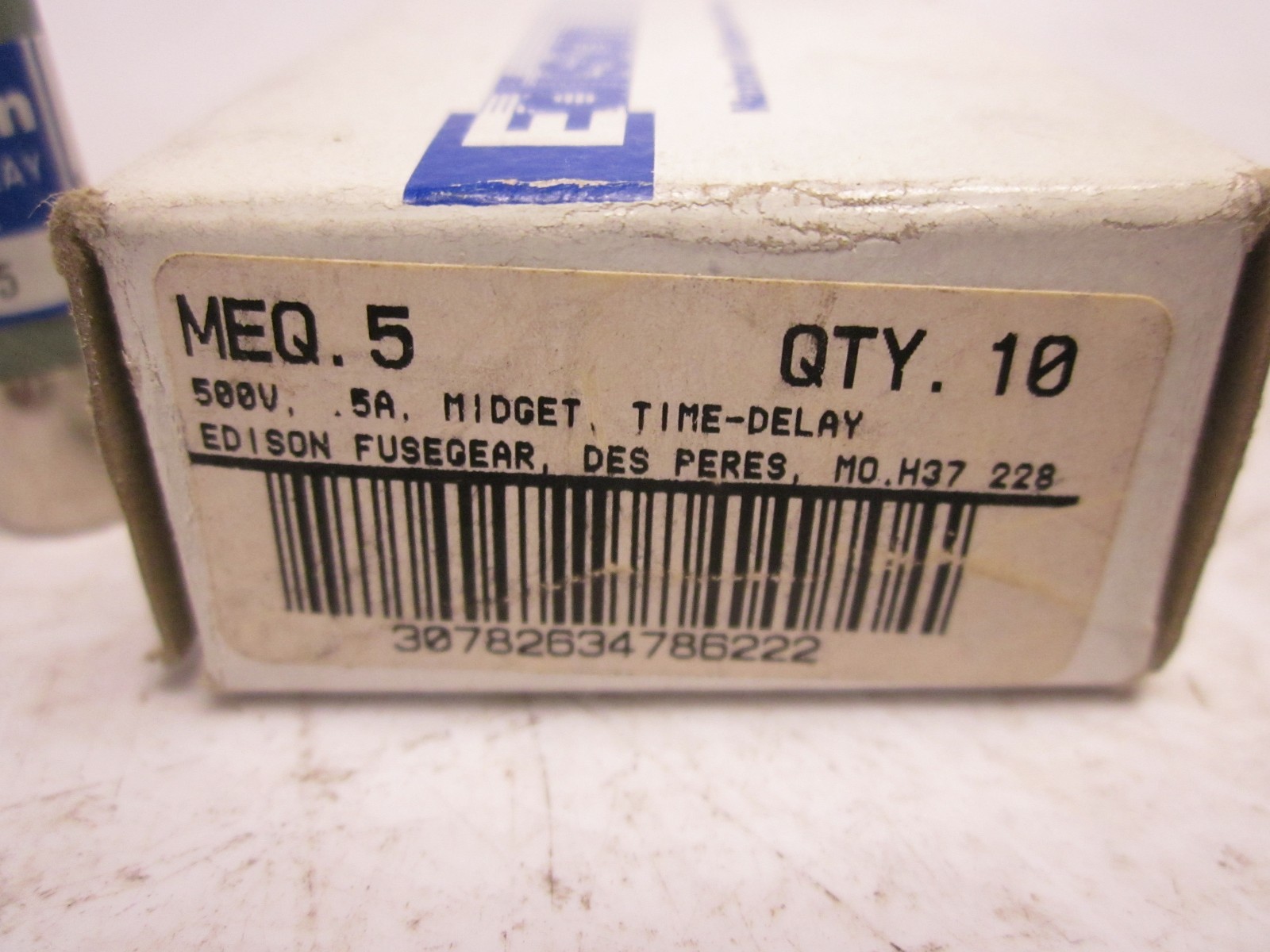 Lot of 10 EDISON MEQ.5 Fuse MEQ5 MEQ-5 MEQ 5/10 MEQ .5 MEQ-.5 New | eBay