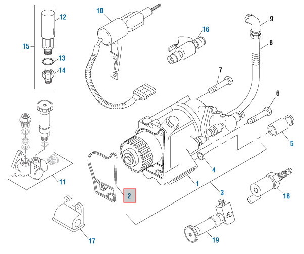 High Pressure Pump Seal for an International Dt466e. Pai# 431301 Ref ...