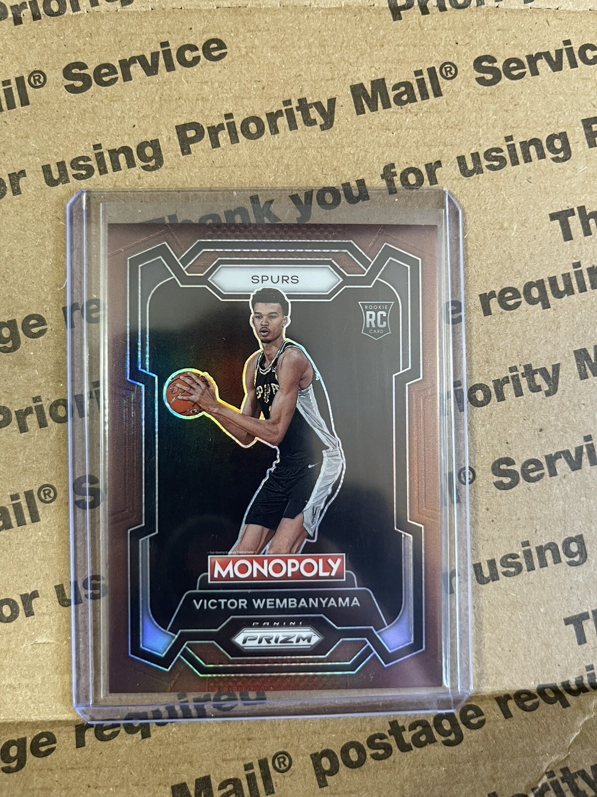 Victor Wembanyama 2023 Prizm Monopoly #81 Brown /249 RAW Price Guide ...