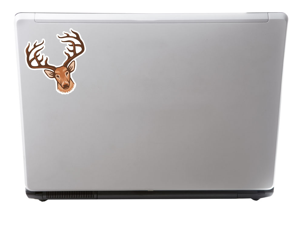2 x Deer Stag Vinyl Sticker Decal iPad Laptop Car Bike Helmet Animal ...