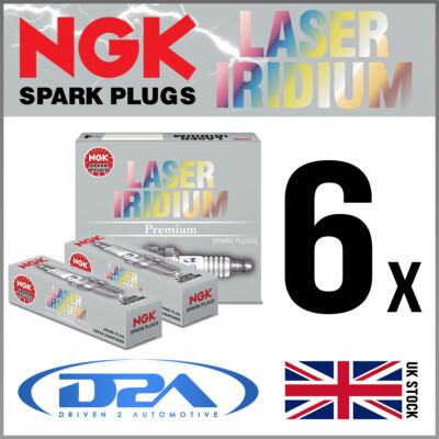 6x NGK LZFR6AI 3656 Laser Iridium Spark Plug | eBay