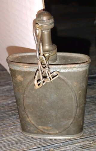 Vintage WWII US ARMY Military Gun Rifle Gunner Oiler Oil Flask Can w ...