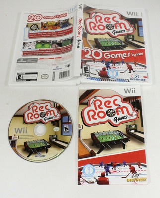 Nintendo Wii Rec Room Games Video Game (Cleaned Complete) 828068212896 ...