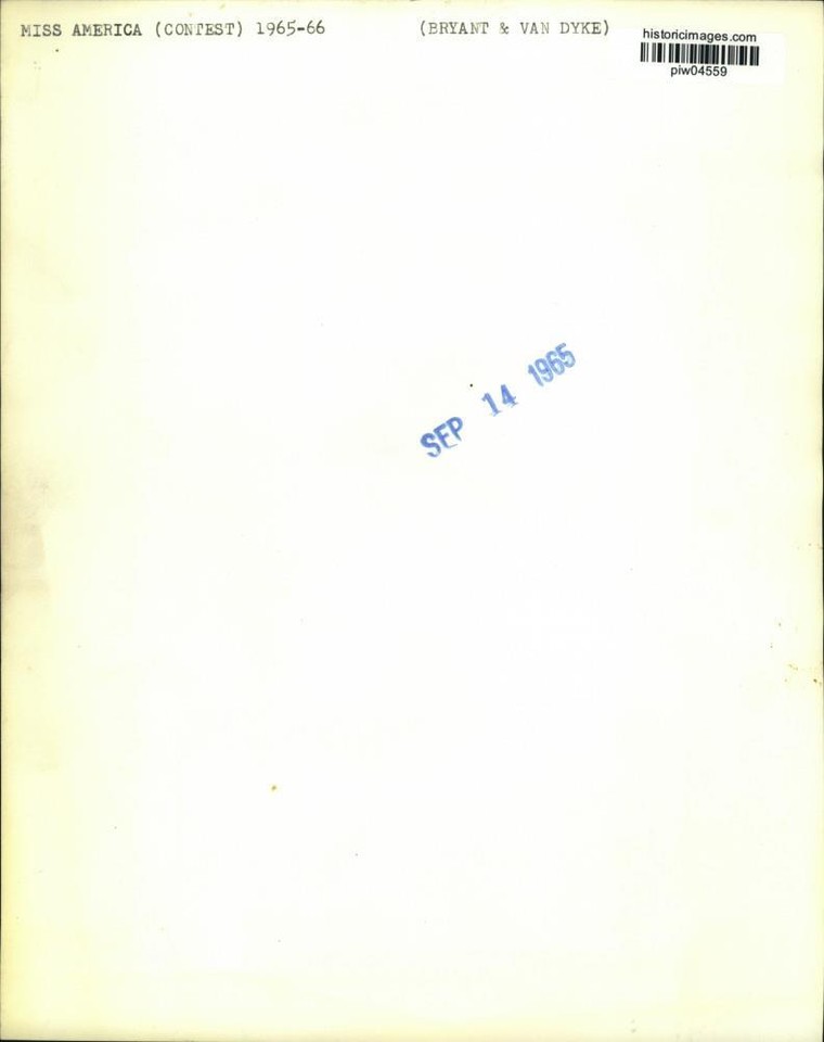 1965 Press Photo Miss Kansas Deborah Bryant crowned as Miss America ...