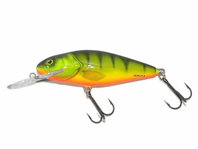 Salmo Perch 8cm 14g PH8DR Deep Runner Floating Lure Crankbait NEW ...