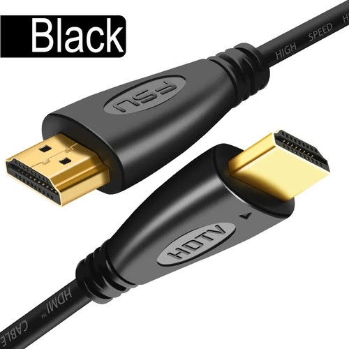 Câble HDMI Ultra HD 4K 1080P 3D Plaqué Or - 1.5M/2M/3M/5M/8M/10M/12M ...