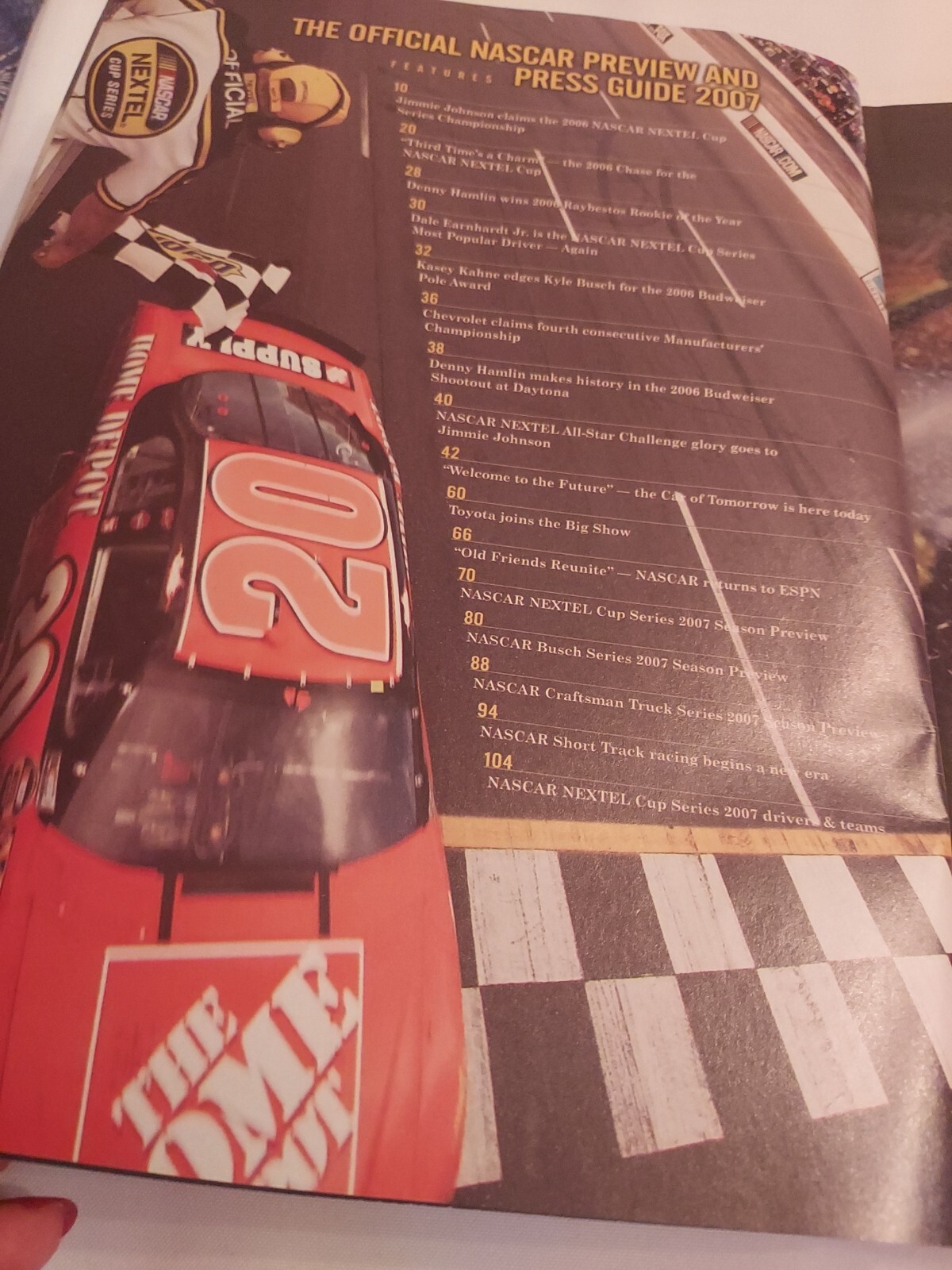 2007 The Official NASCAR Preview & Press Guide, Statistics & Schedules ...