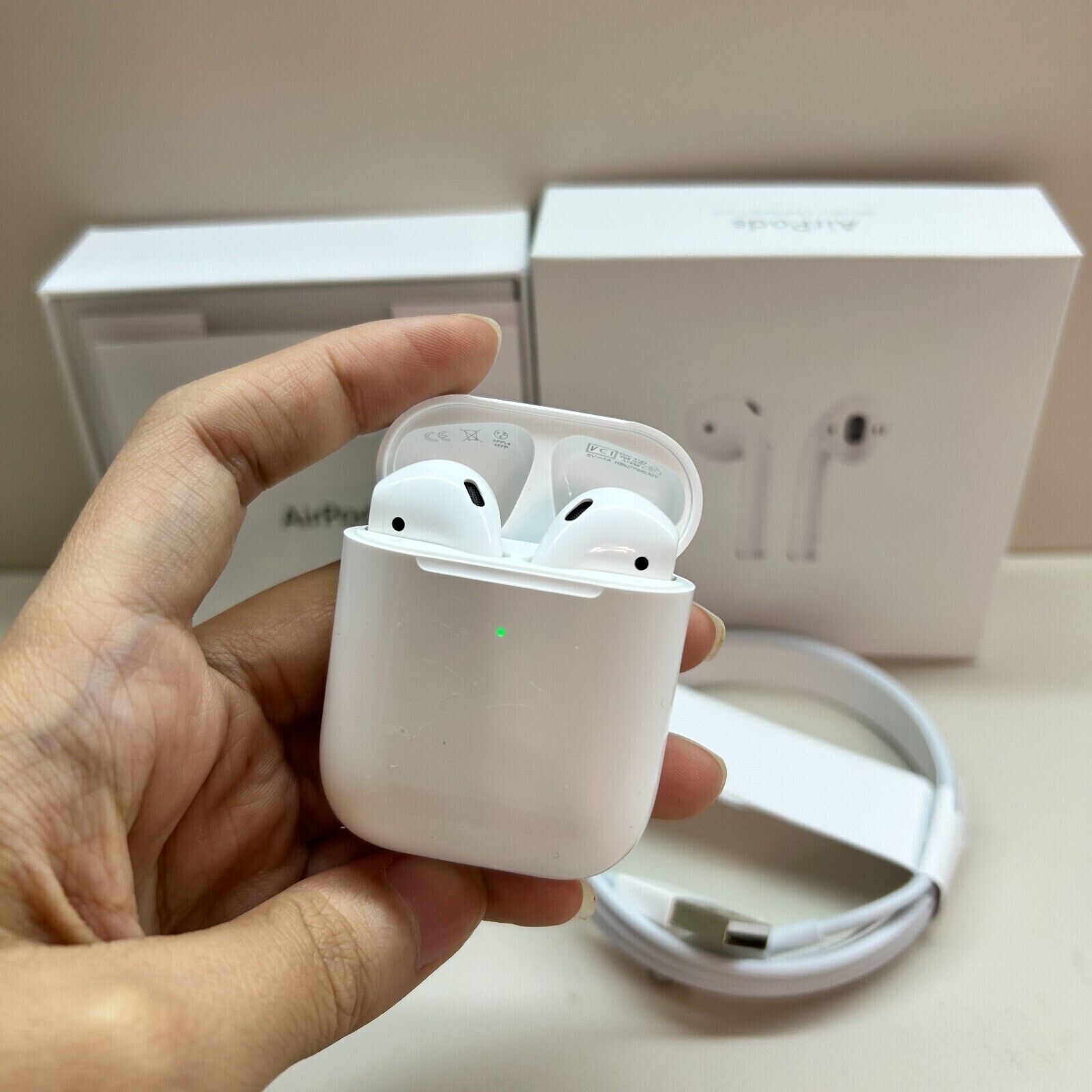 AirPods 2nd Generation Bluetooth Headset w/ Earphone Charging Case US Ship