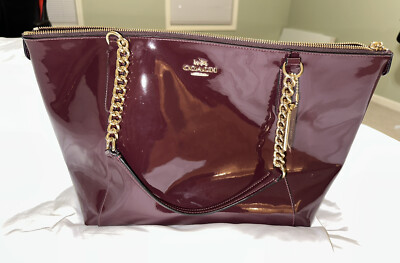 Coach Signature Red Tote Bag - Maroon/Red | eBay