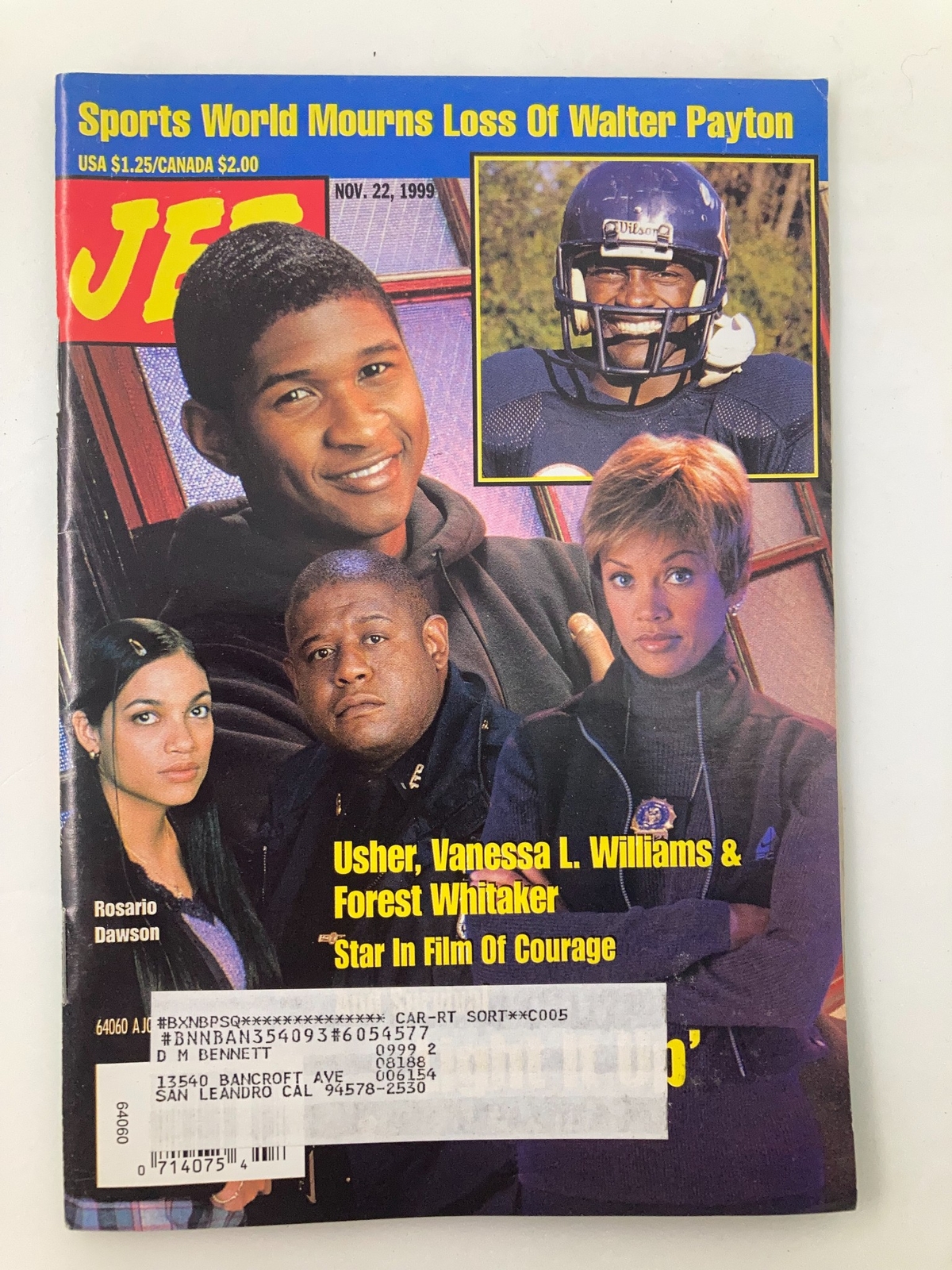 Jet Magazine November 22 1999 Vol 96 #25 Usher, Vanessa Williams ...
