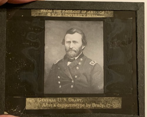 Rare General U. S Grant Magic Lantern Photo From Daguerreotype by Brady ...