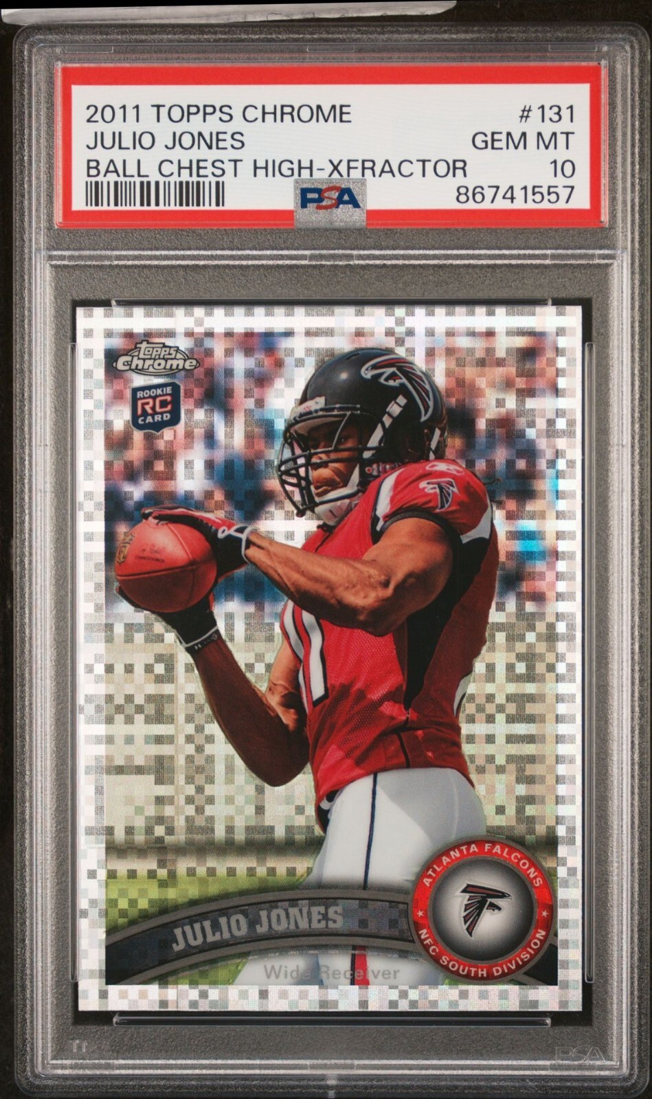 2011 Topps Chrome - X-Fractor #131 Julio Jones (RC) for sale online | eBay