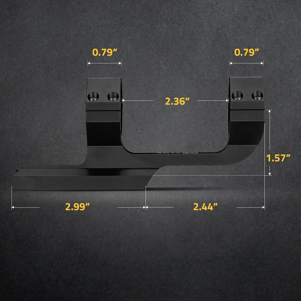 1-6x24 LPVO Rifle Scope R & G Dual Illumination Low Power Variable ...