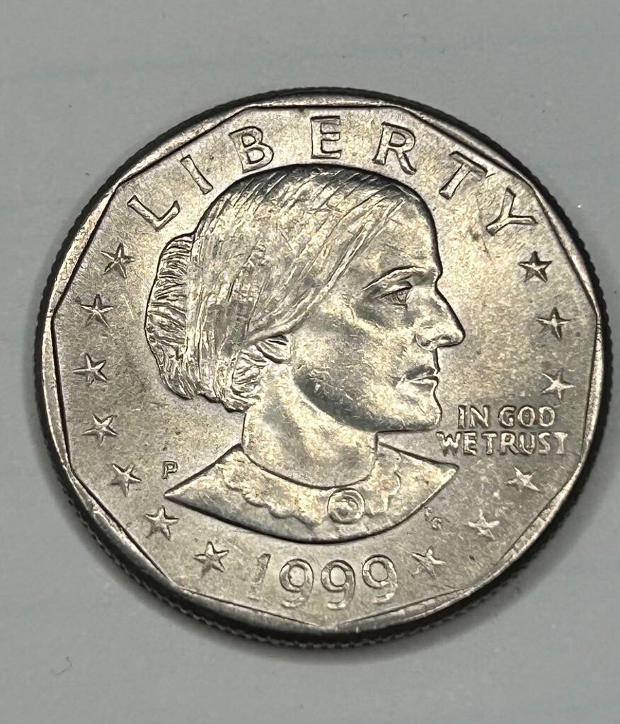 1999 Susan B. Anthony Liberty P RARE FG Frank Gasparro One Dollar US $1 ...