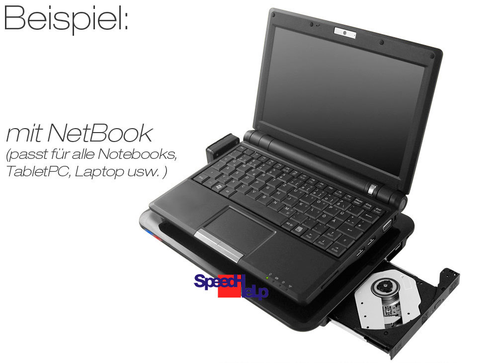 DOCKING STATION GEHÄUSE USB FÜR SSD HDD CD DVD ROM RW BRENNER NOTEBOOK ...