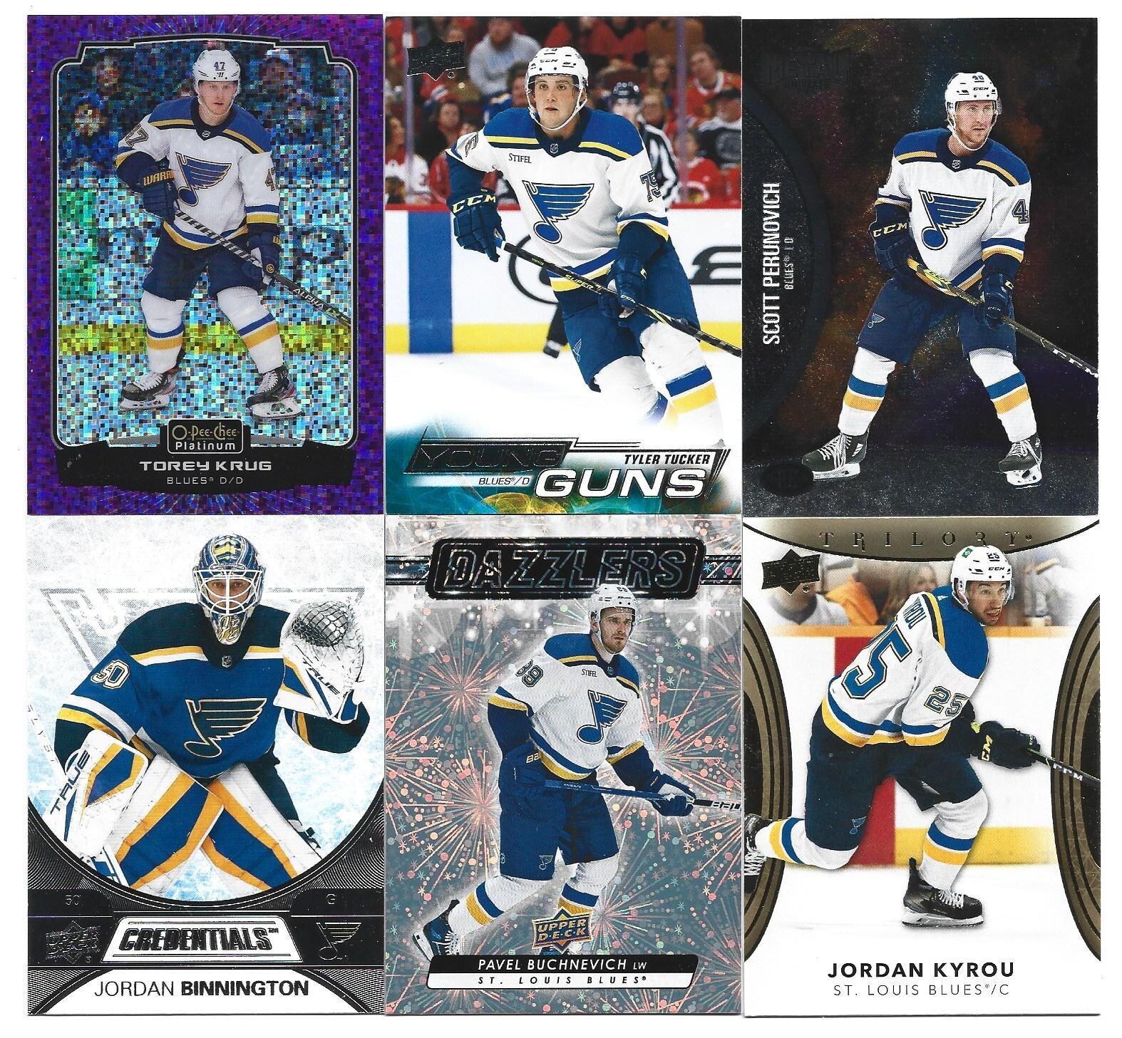 St. Louis Blues 14 Card Lot Tyler Tucker Young Guns Rookie Torey Krug ...