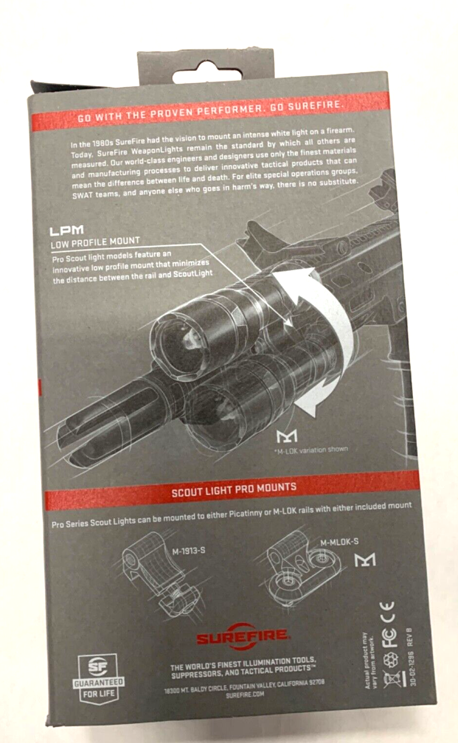 SureFire M340C-TN-PRO Mini Scout Pro Light Tan 500 Lumens Anodized ...