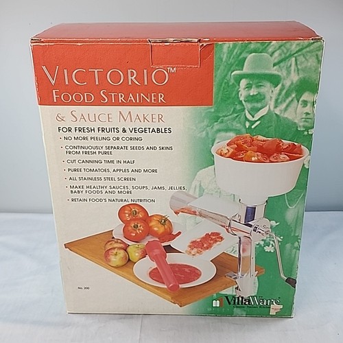 Victorio No. 200 Vegetable & Fruit Strainer Sauce Maker New Open Box | eBay