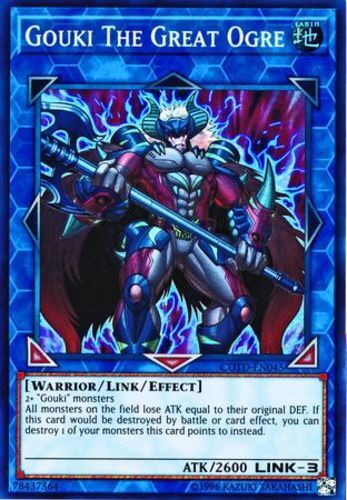 3 x Gouki The Great Ogre - COTD-EN045 - Super Rare - Unlimited Edition ...