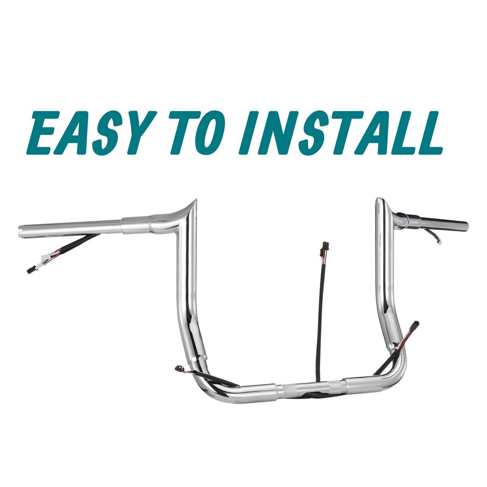 16 in Prewired Street Electra Glide Handlebar for 2016-2023 Harley ...