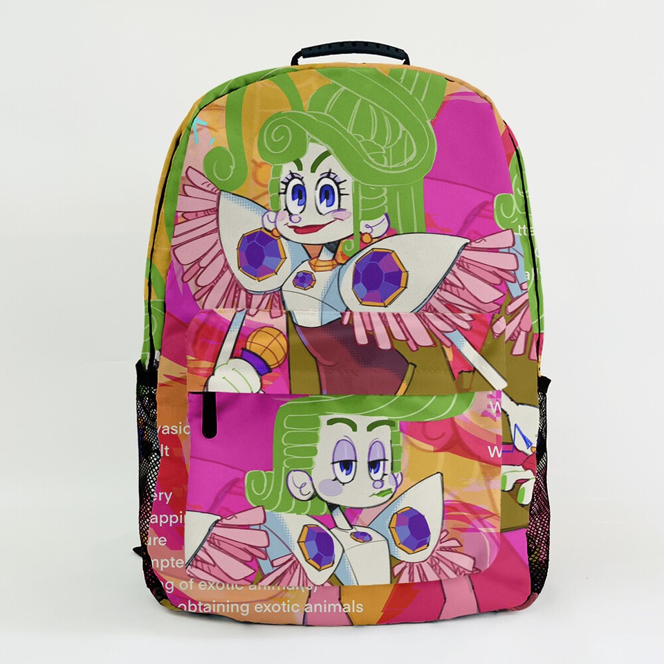 Trolls 3 Velvet and Veneer Full Color Backpack Teenager Travel Bag ...