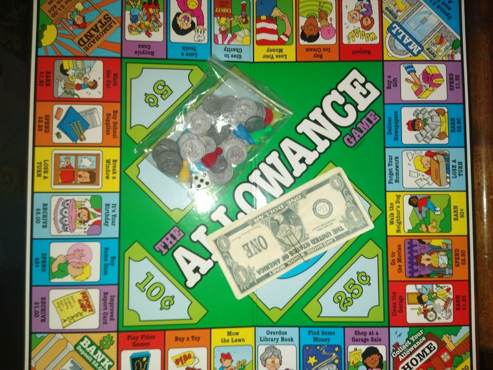 The Allowance Game By Lakeshore Learning LC1279 Fun Collectible ) | eBay