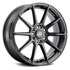 VELOX Nirvana 17x7 Metallic Black Wheels 5-114 BRAND for sale online | eBay