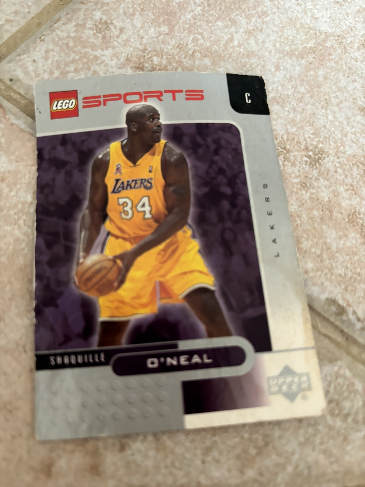 Vintage Lego Shaquille O’Neal Upper Deck Trading Card | eBay