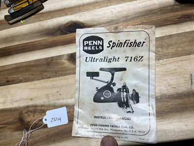 Vintage Penn 716 fishing reel fly only (23114) | eBay