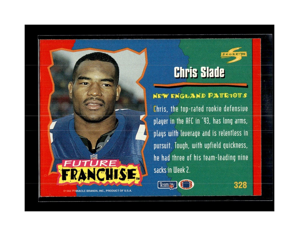 1994 Score Football Card #328 Chris Slade | eBay