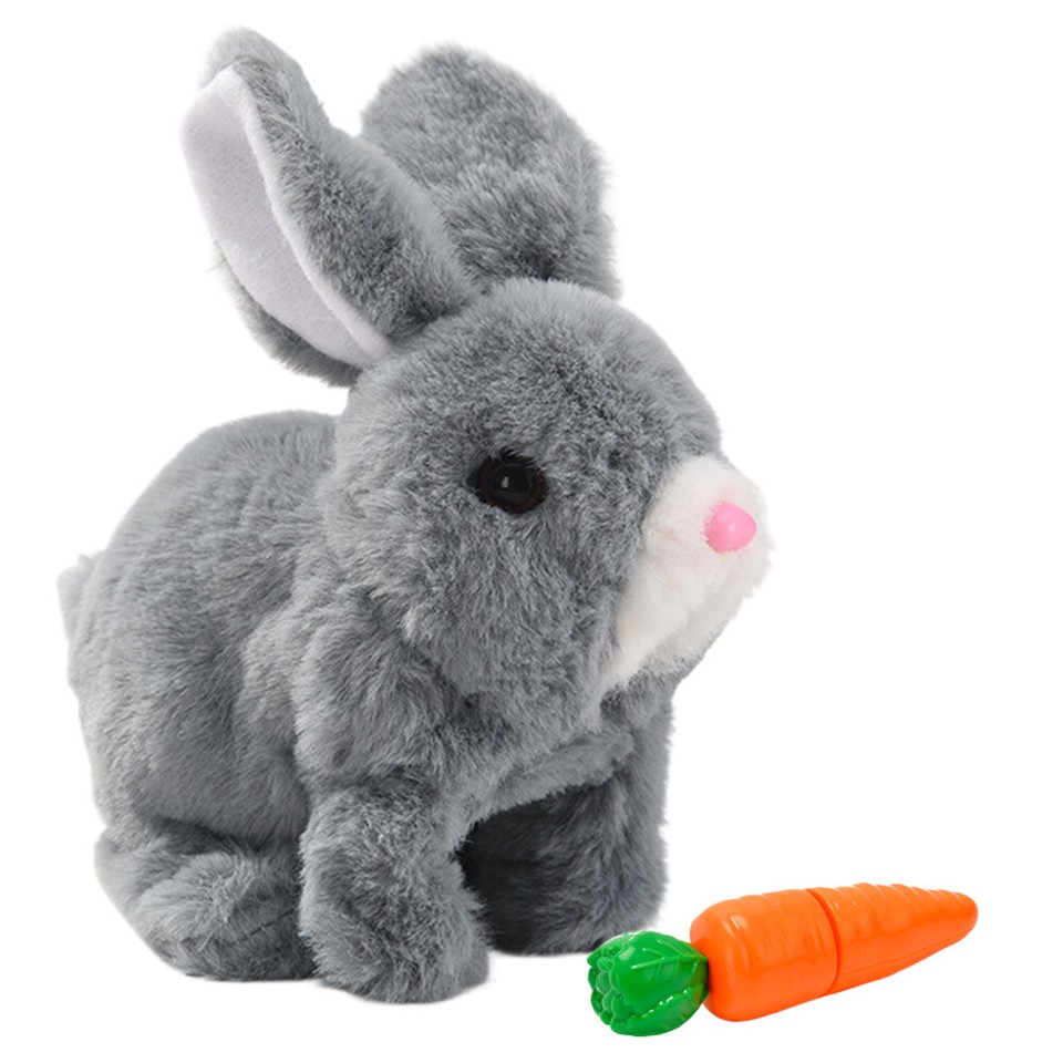 - Easter Bunny Toy Useful Easter Plush Stuffed Bunny Toy with Sounds ...