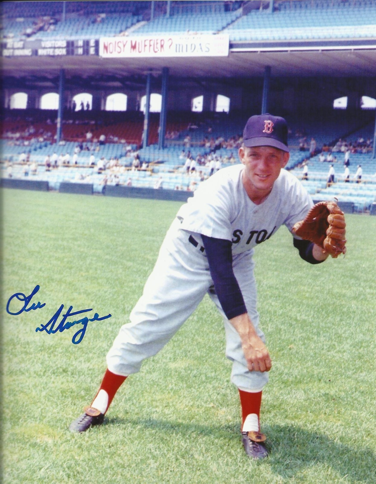 Lee Stange 1967 Boston Red Sox at Old Comiskey Park Autographed 8x10 ...
