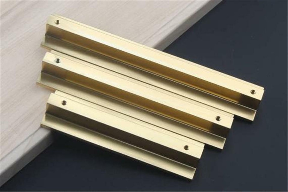 America Rectangle knobs Drawer Pulls Kitchen Cabinet Handles Brushed ...