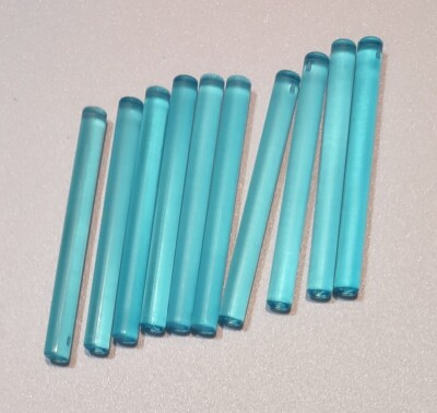 Lego Clear Blue Light Blade/Rod x10 | eBay